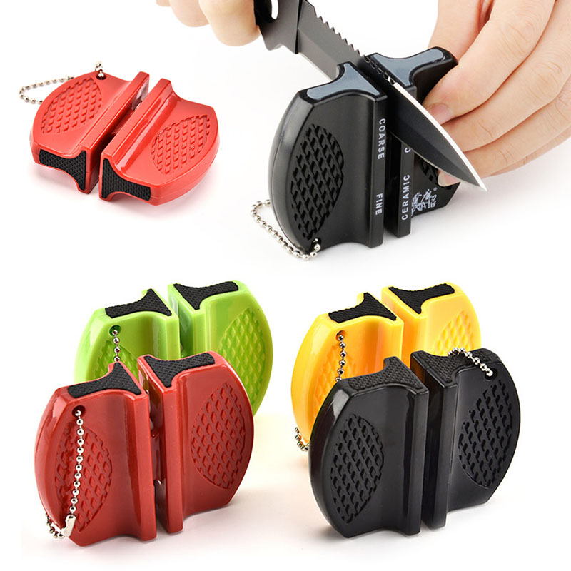 Mini Knife Sharpener Double-sided Tungsten Steel Sharpener Butterfly ...