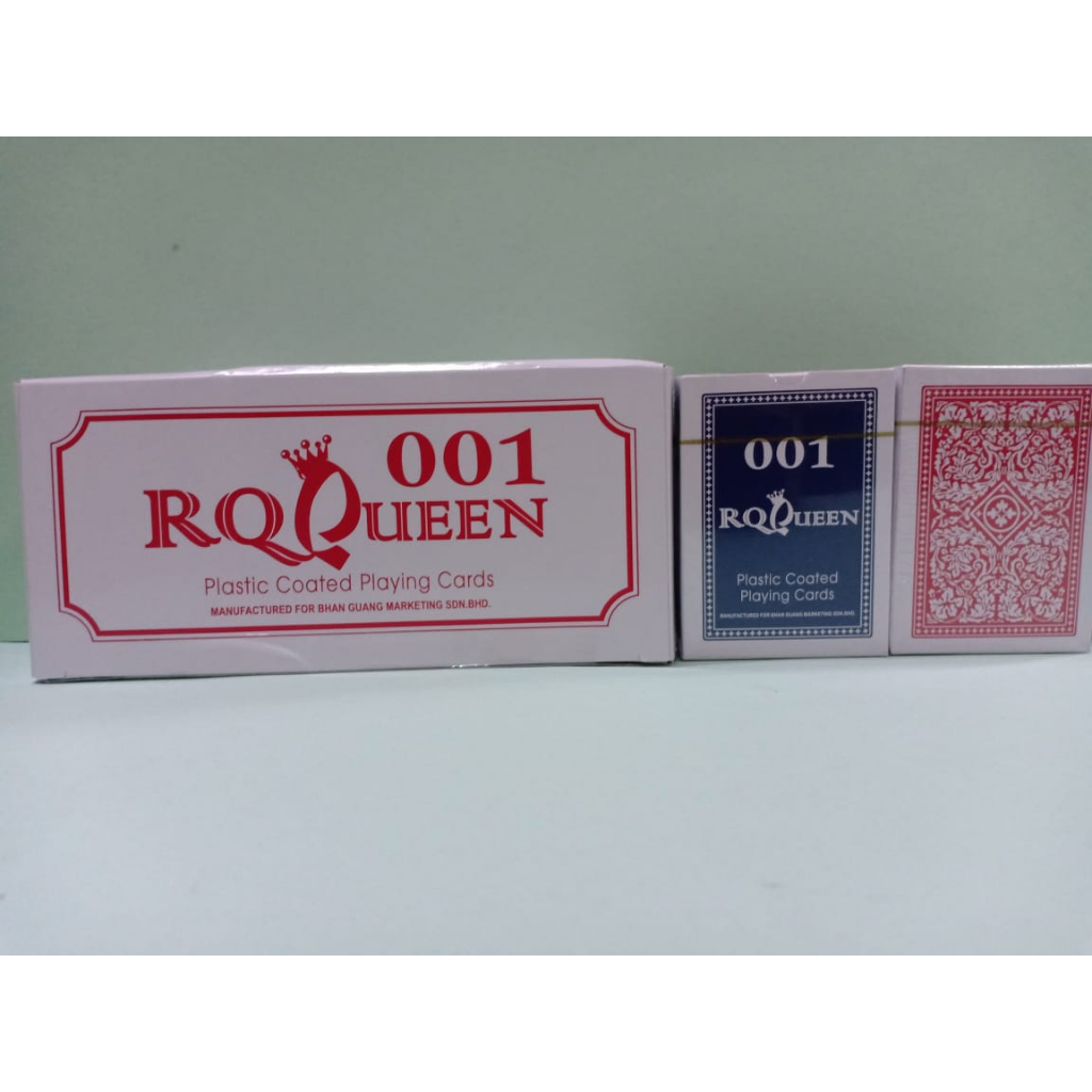PLAYING CARD RUMMY QUEEN RQ 002 ( 12PCS = 1 BOX) READY STOCK ...