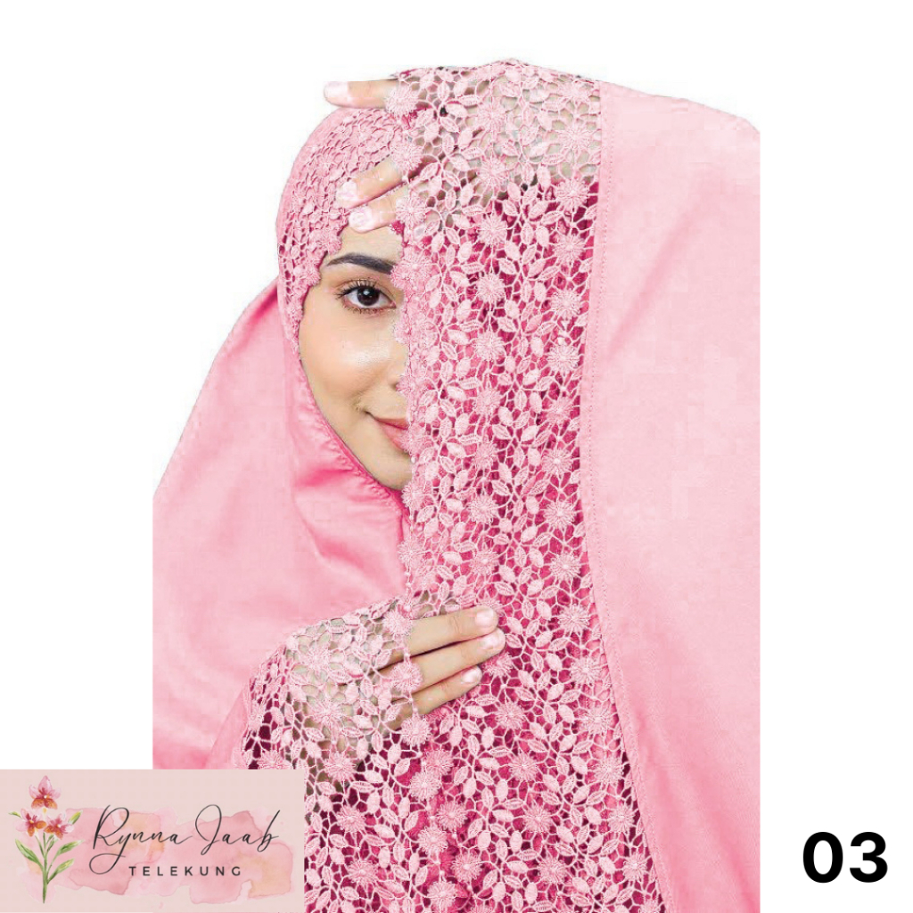 🔥HOT SALE🔥 TELEKUNG LACE BUNGA / TELEKUNG TRAVEL SEJUK [COTTON VISCOSE ...