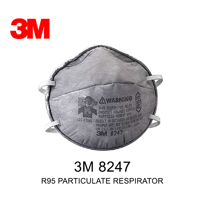3M R95 PARTICULATE RESPIRATOR 8247 口罩 | Shopee Malaysia