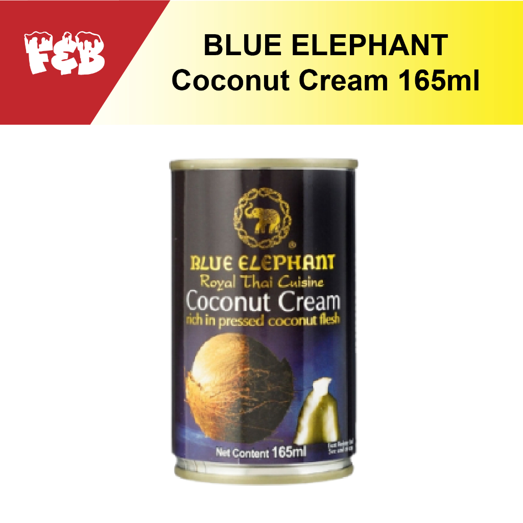 Blue Elephant Coconut Cream 165ml (Exp. 11/9/24) | Shopee Malaysia