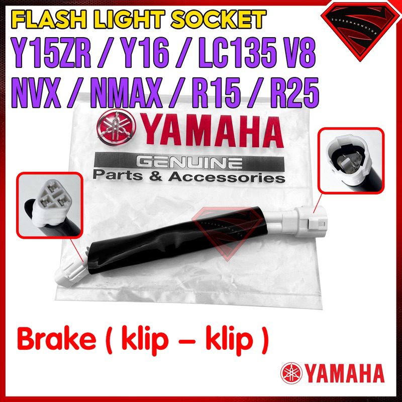 FLASH LIGHT SOCKET YAMAHA Y15 Y16 NVX NMAX R15 R25 MT07 FLASH SOCKET ...