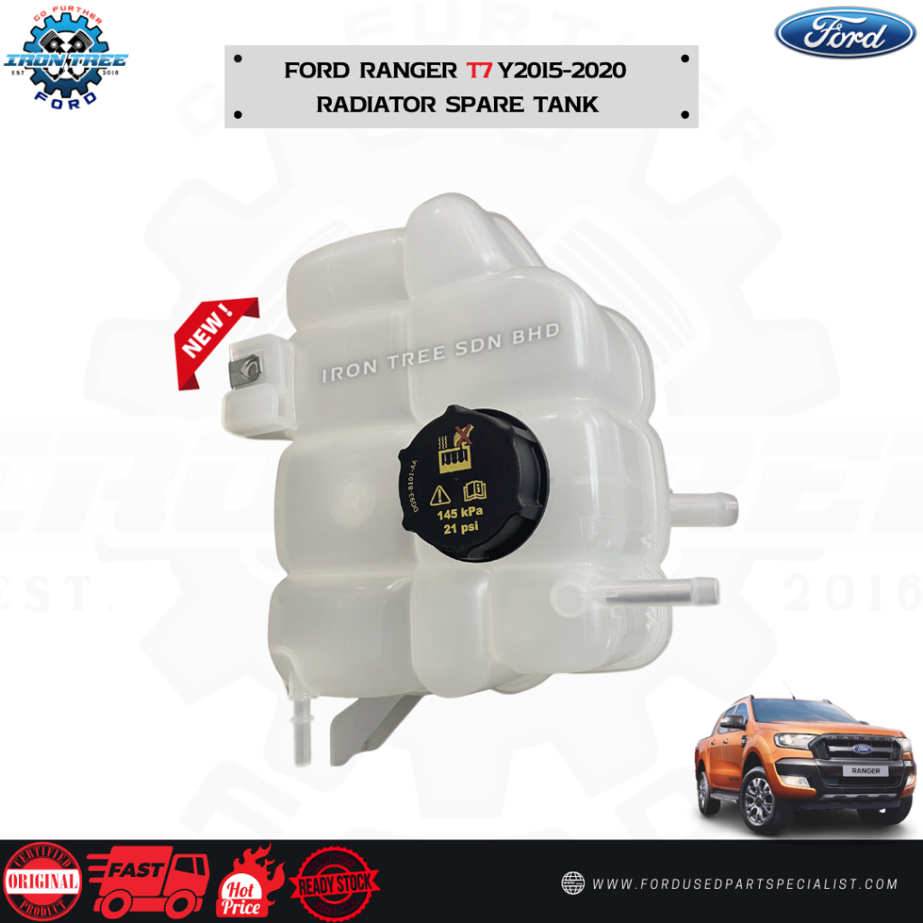 100%Original Ford Ranger T7 T9 Radiator Spare Tank / Coolant Tank New ...