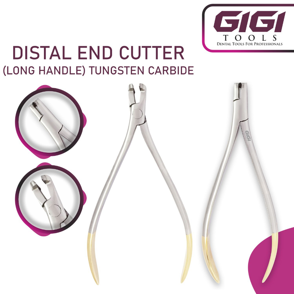 GIGI TOOLS Distal End Wire Cutter Long Handle Tungsten Carbide ...