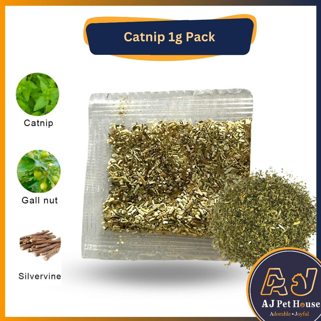 Cat Catnip Catmint Powder 1g Sachet Pack Cat Treat Cat Treats Cat Snack ...