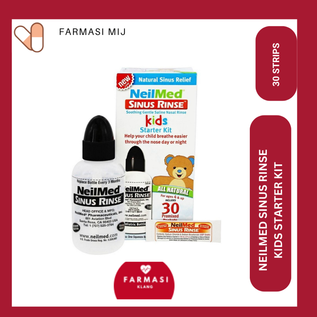 NEILMED SINUS RINSE KIDS STARTER KIT (30'S) | Shopee Malaysia