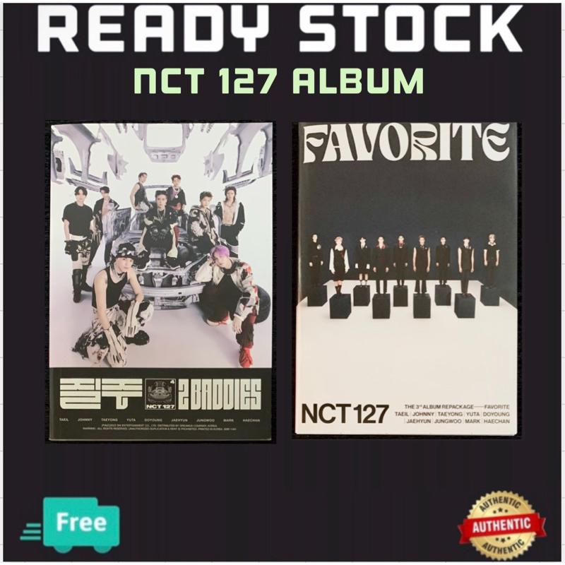OFFICIAL NCT 127 ALBUMS(WITH PC) | Shopee Malaysia