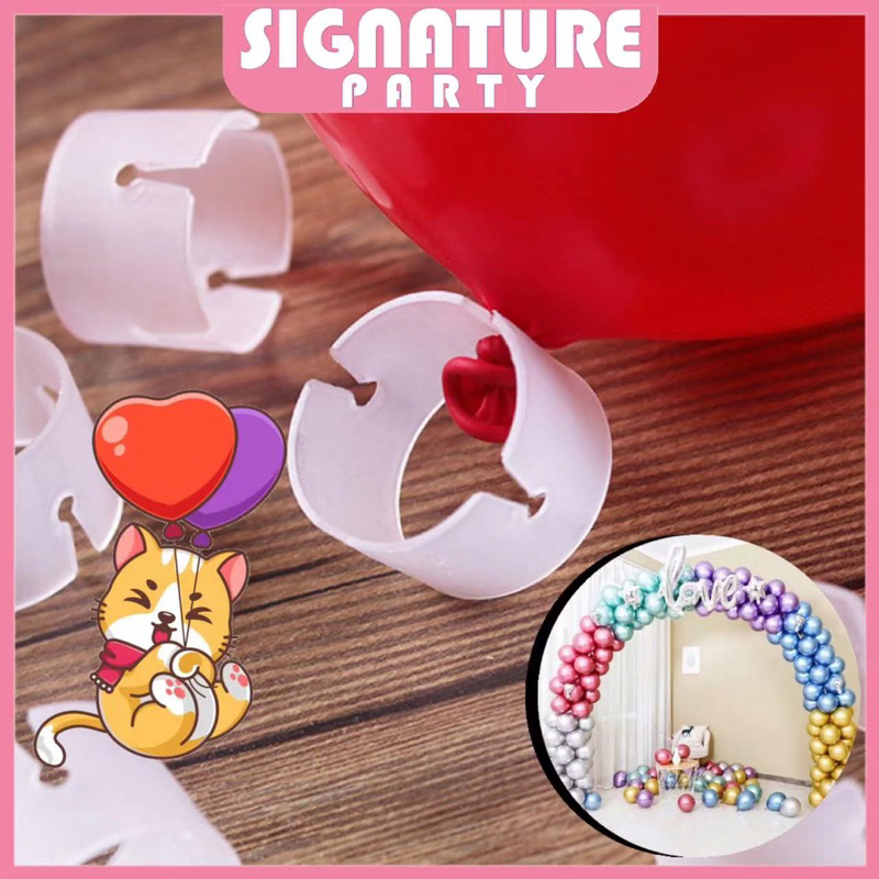 Balloon Clip Ring Plastic Clip Bracket Arch Balloon Connector Clip Ring ...