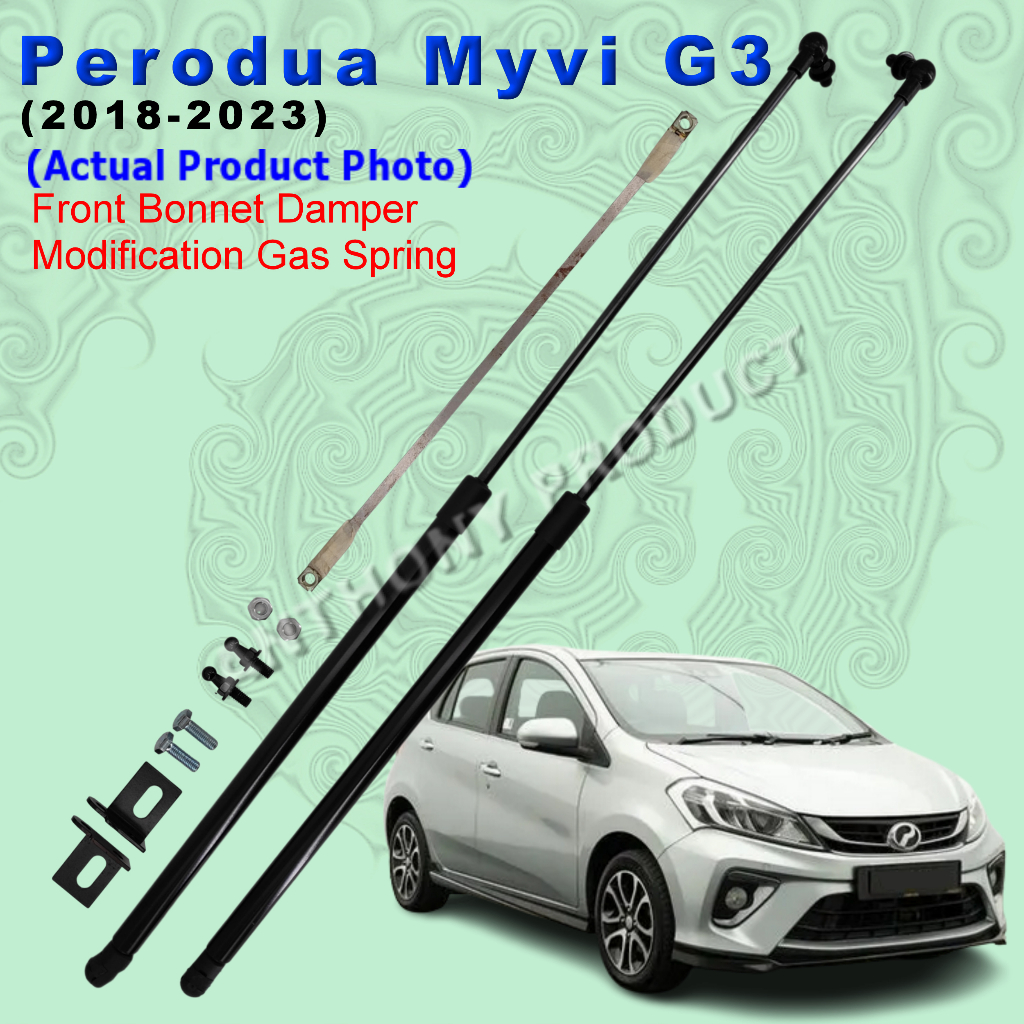 Perodua Myvi 2018-2023 G3 Front Bonnet Lifter Gas Spring (1 set 2 pcs ...