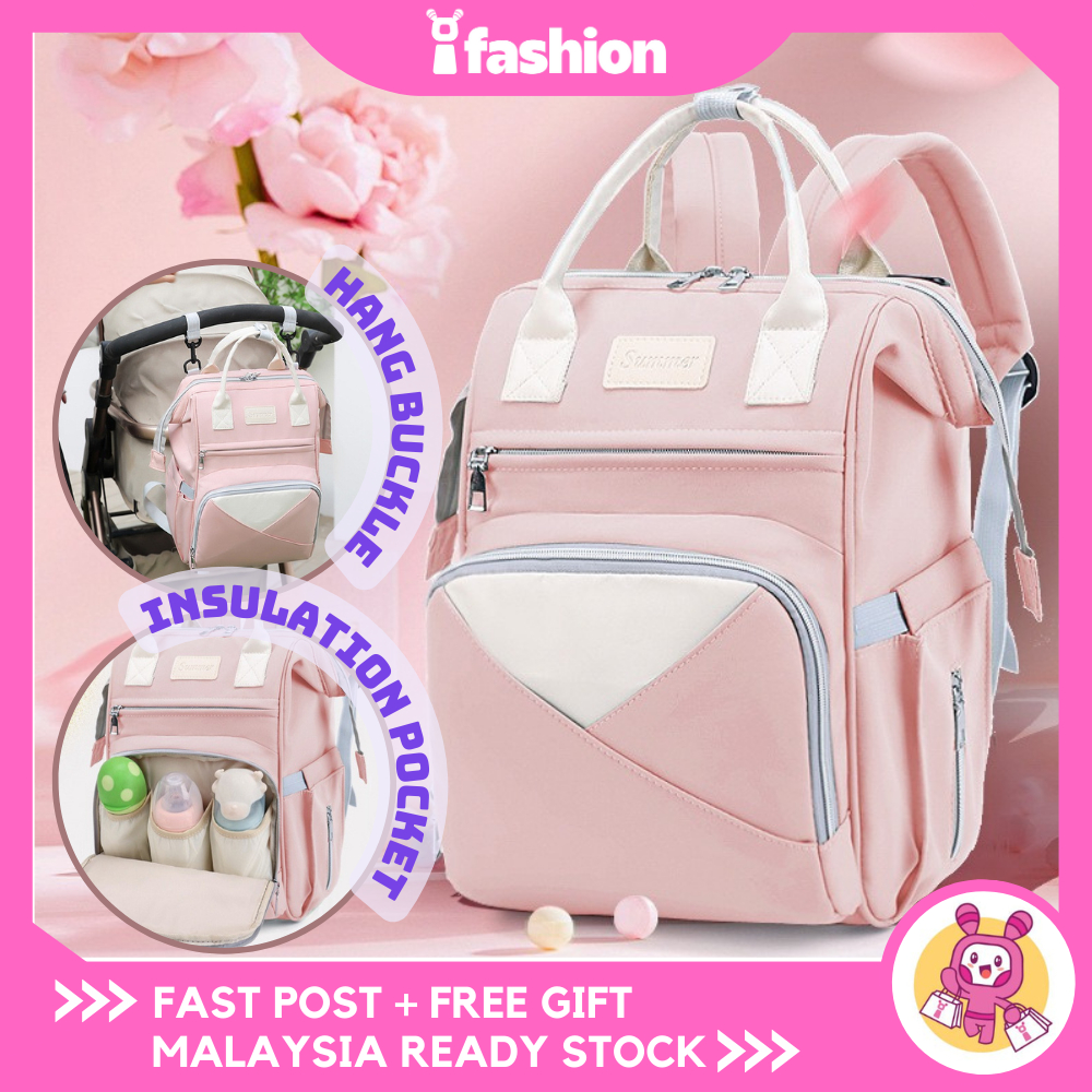 iFASHION 1844 Multipurpose Large Baby Diaper Backpack Baby Travel Mama ...