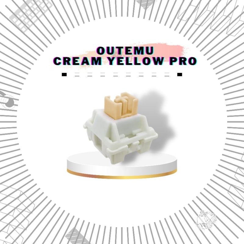 【Ready Stock】Outemu Cream Yellow PRO 5 Pin Silent Switches Similar MMD Holypanda | Shopee Malaysia
