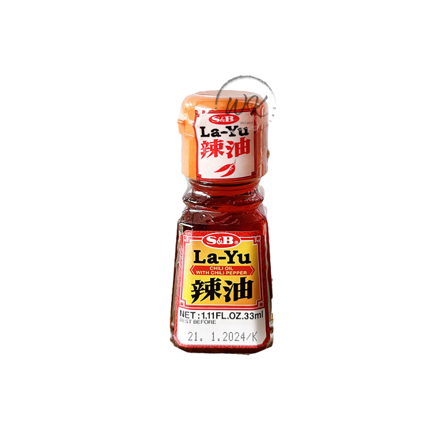 S&B Chili Oil with Chili Pepper / Rayu La-Yu 33ml | Shopee Malaysia