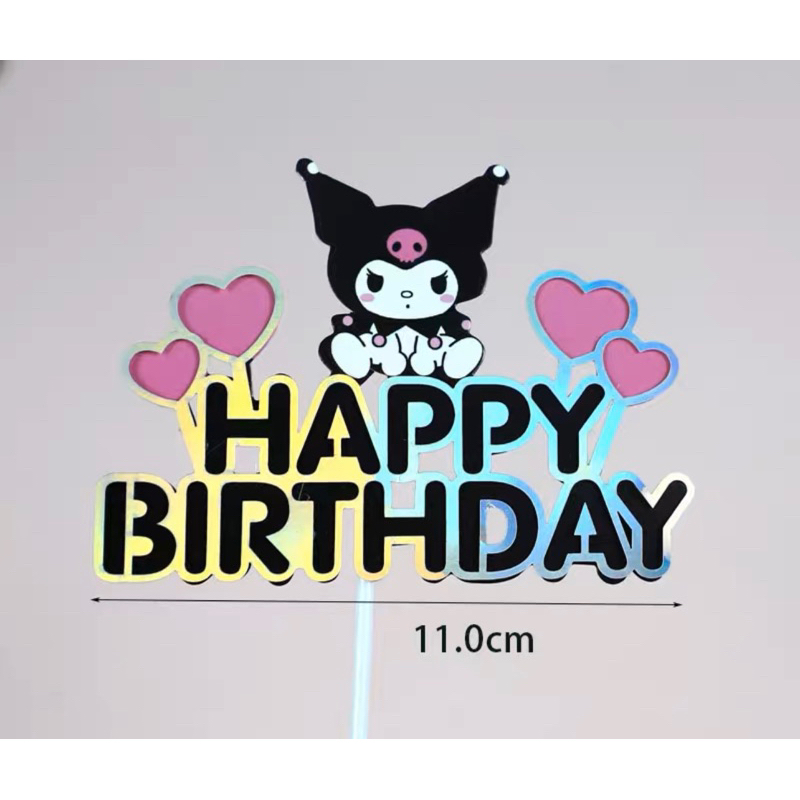 Ready Stock Kuromi Theme Cake Topper Cake Decoration Birthday cake for ...