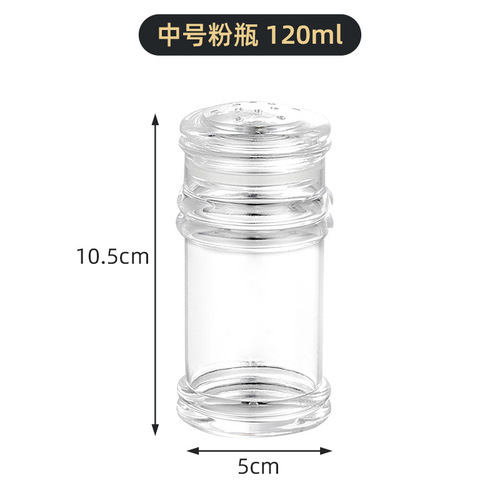 Transparent Soy Sauce Bottle Condiment Salt Pepper Shaker Bekas Serbuk ...
