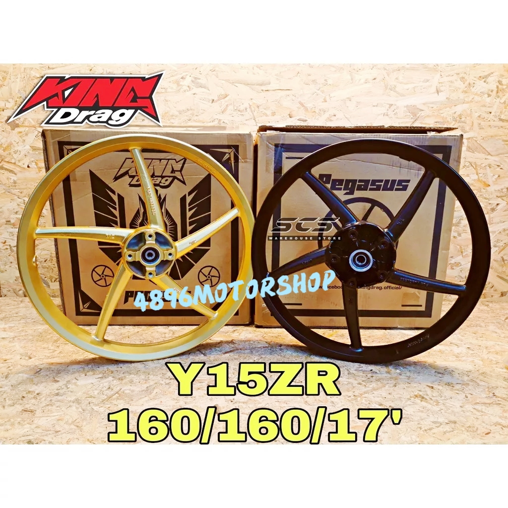 KING DRAG PEGASUS 5L 5 BATANG KAKI SPORT RIM Y15ZR V1 V2 Y16ZR Y15 Y16 ...
