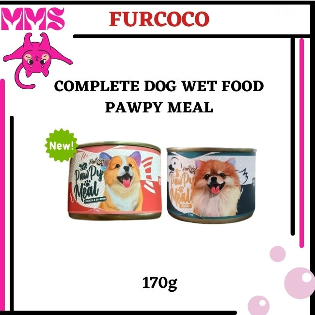 ( BUY 10 FREE 1 ) Furcoco Pawpy Meal Complete Dog Can Food # Duck ...