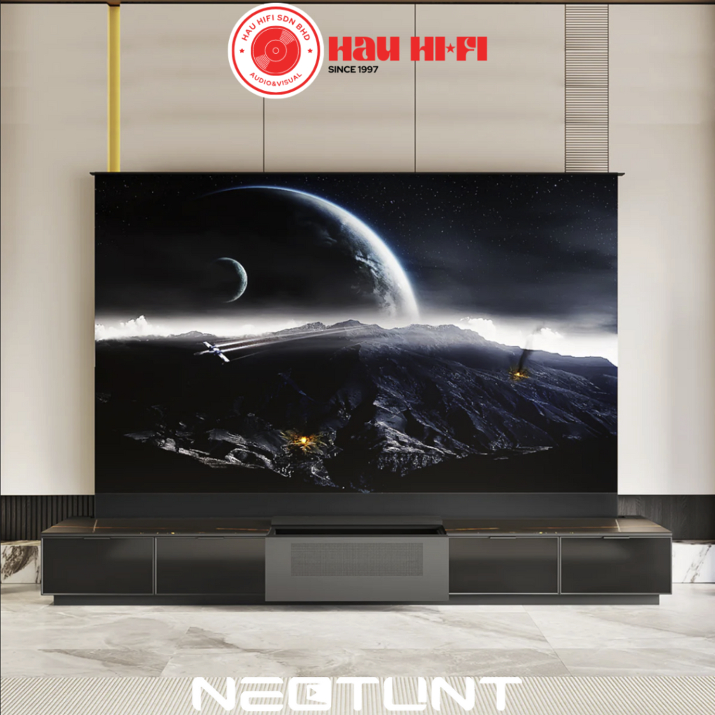 NECTUNT Invisible Laser Cinema Integrated Smart TV Cabinet Hidden Home Theater R-20 ALR Screen ...