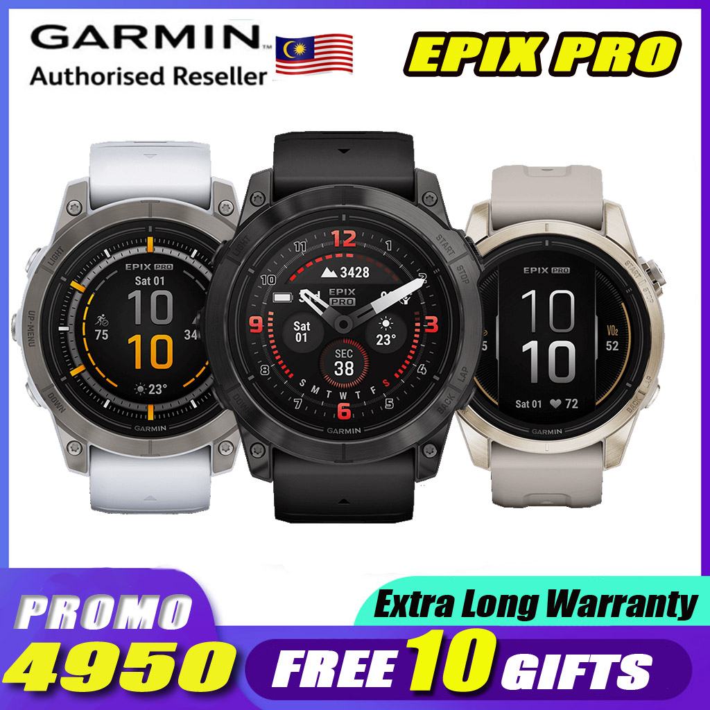 New Original Garmin Epix PRO Outdoor Adventure GPS Watch | Shopee Malaysia