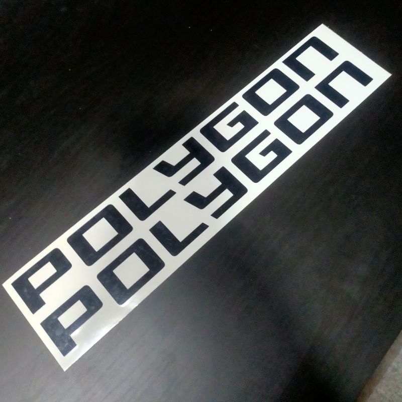 POLYGON BIKES LOGO CUTTING STICKER STIKER | Shopee Malaysia
