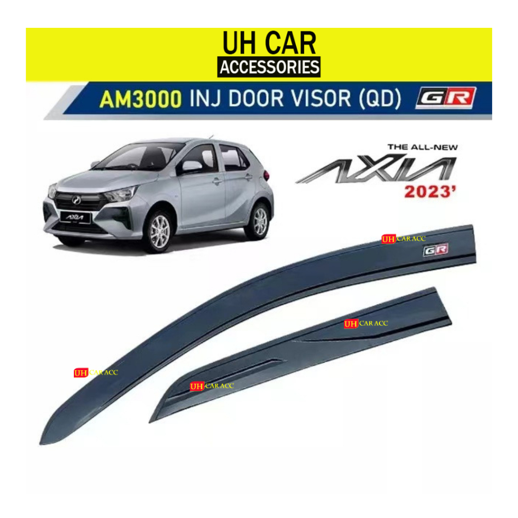 PERODUA AXIA 2023 AXIA D74A LATEST MODEL INJECTION DOOR VISOR WITH GR ...