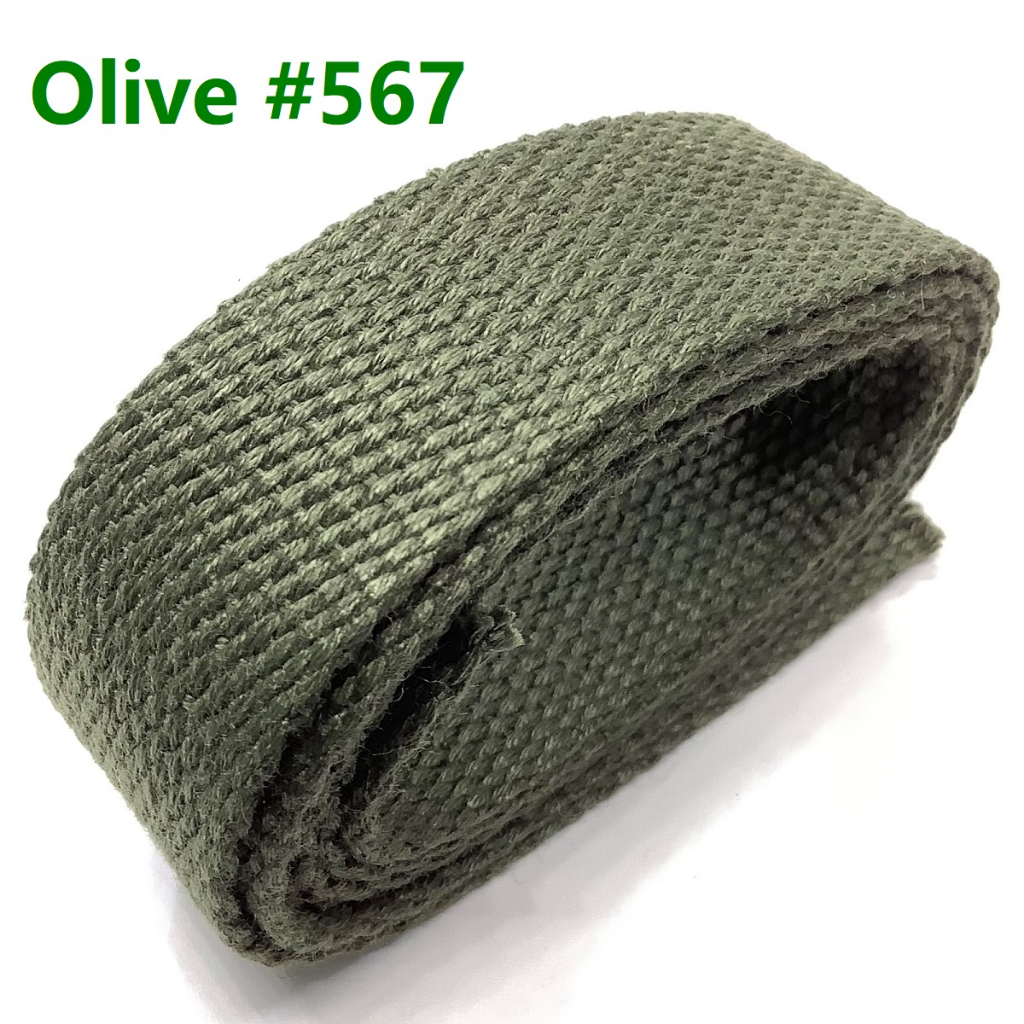 1inch Cotton Webbing Strap Extra Thick (2mm) Tali Cotton Tebal Tali Beg ...