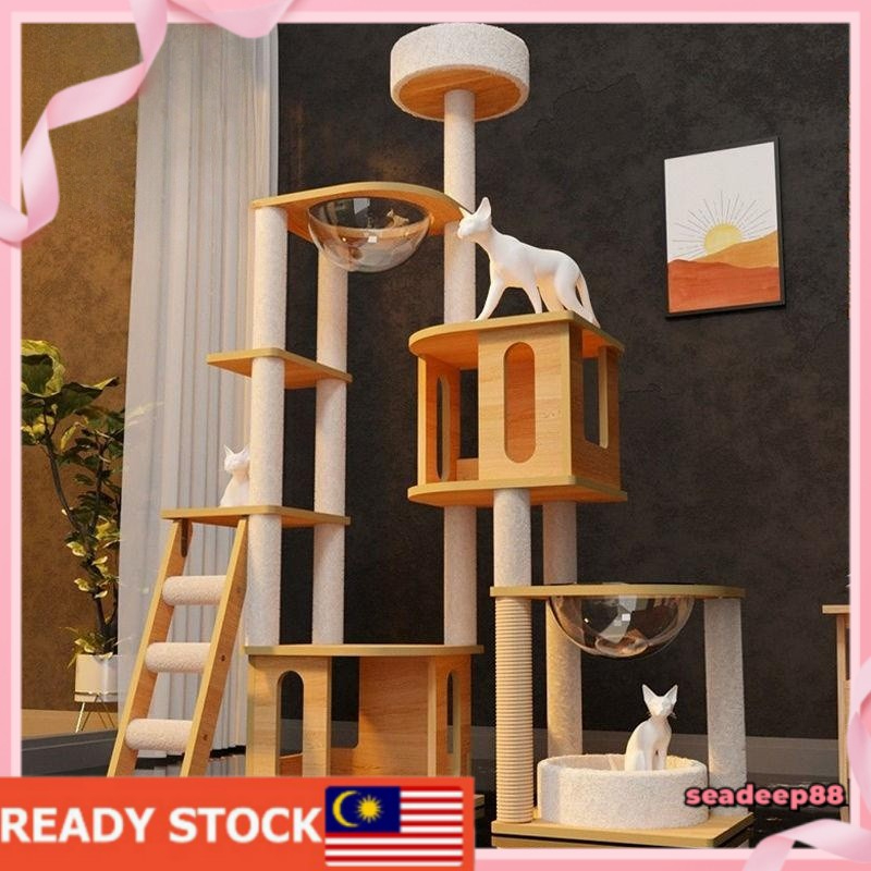 Cat climbing frame cat litter cat tree large luxury cat jumping ...