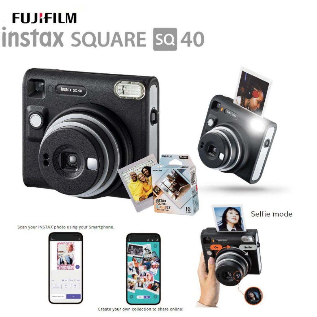 Fujifilm Instax Camera Square SQ 40 (New Arrival) | Shopee Malaysia