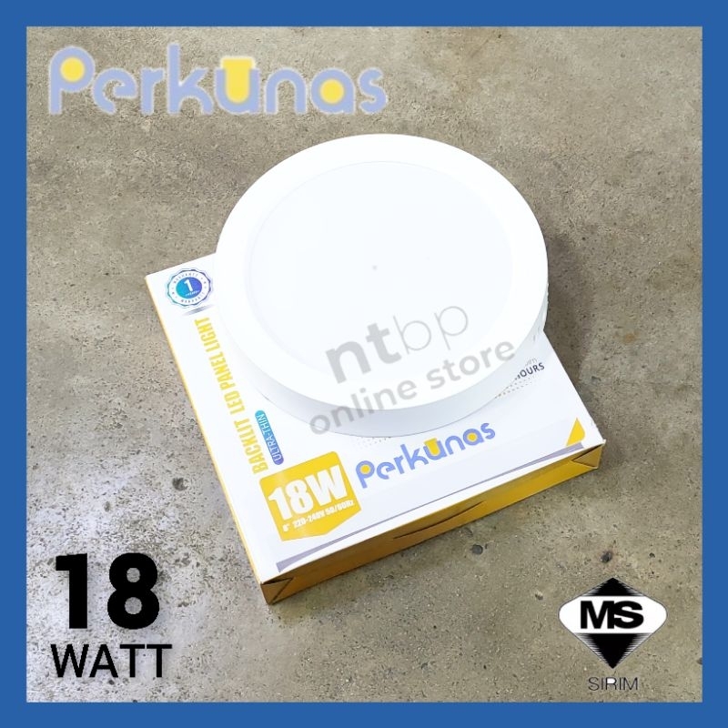 PERKUNAS LED Kitchen Lamp 8" 18Watt Surface Lampu Siling Bulat / Round ...