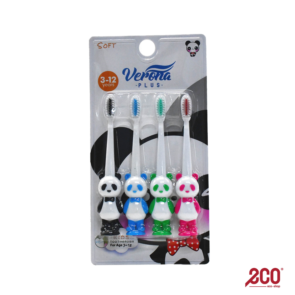 Verona Plus Kids Toothbrush (4pcs/pack) - AD-L003-T02-11 | Shopee Malaysia