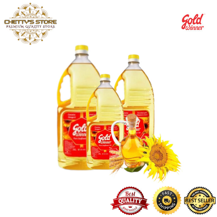 (IMPORTED INDIA) GOLD WINNER SUNFLOWER OIL(1L/2L/5L) | Shopee Malaysia