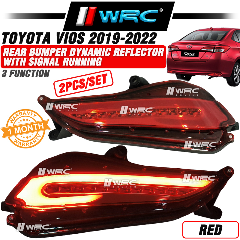 Toyota Vios 2019 - 2022 Rear Bumper Dynamic Reflector With Signal ...
