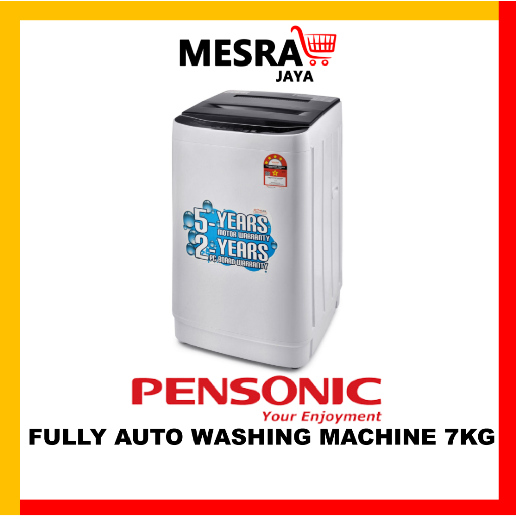 PENSONIC FULLY AUTO WASHING MACHINE PWA7018 7KG MESIN BASUH AUTO ...