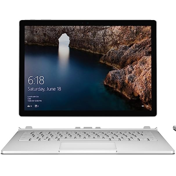 Microsoft Surface Book (Intel Core i7 6600, 8GB RAM, 256B) GTX GRAPHICS with Performance Base ...
