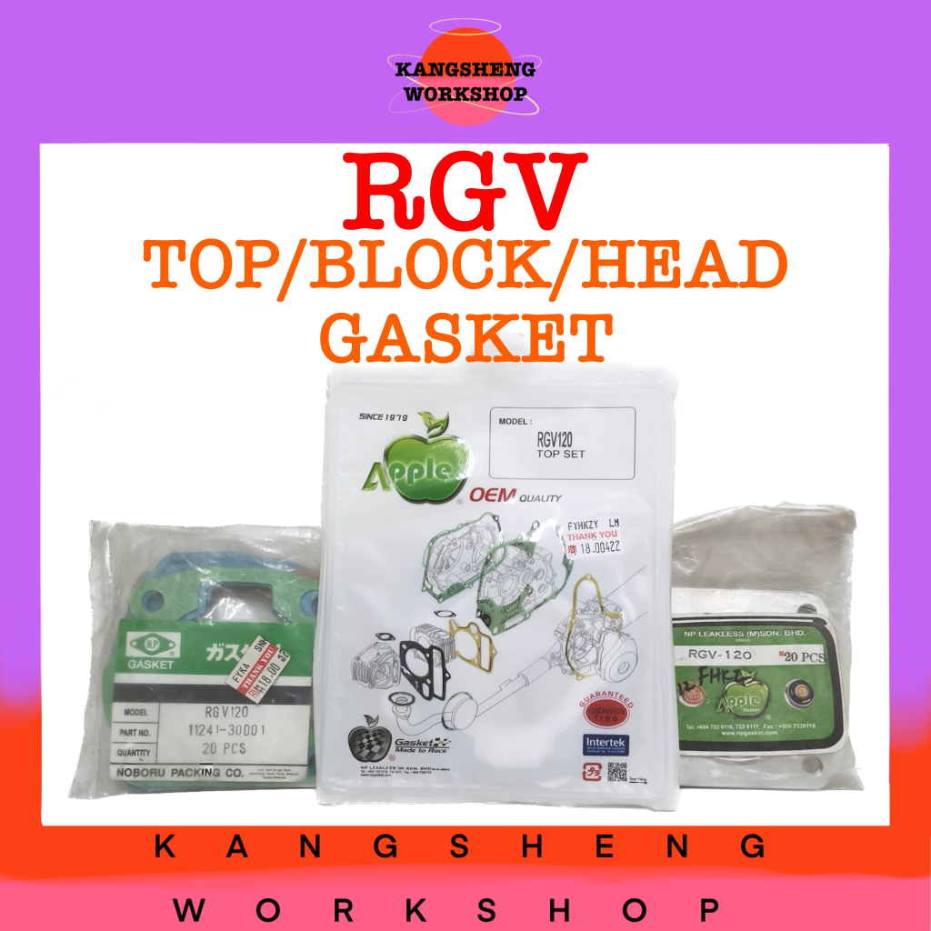 SUZUKI RGV (TOP/BLOCK/HEAD GASKET) (RGV 120/RGV120) | Shopee Malaysia