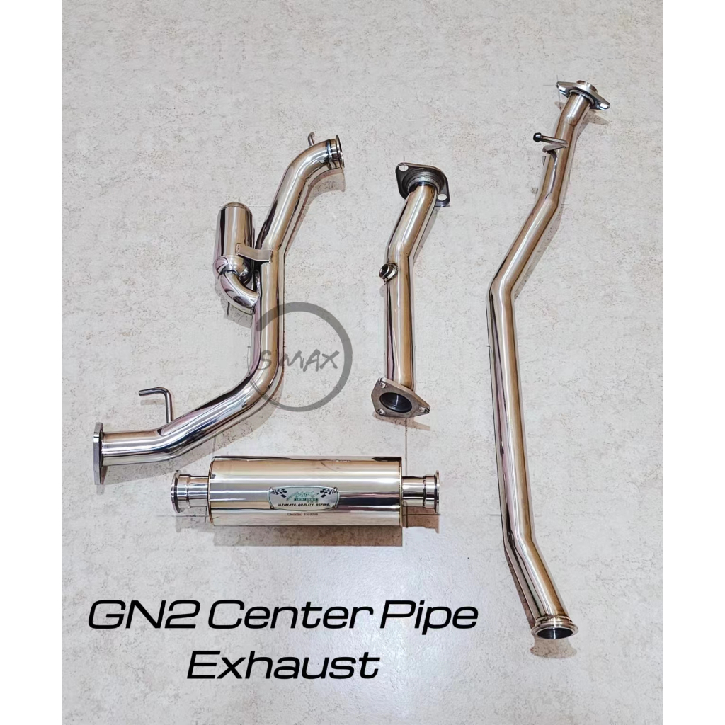 Max Racing GN2/5 Double Valve Rear Muffler Assembly & Center Pipe ...