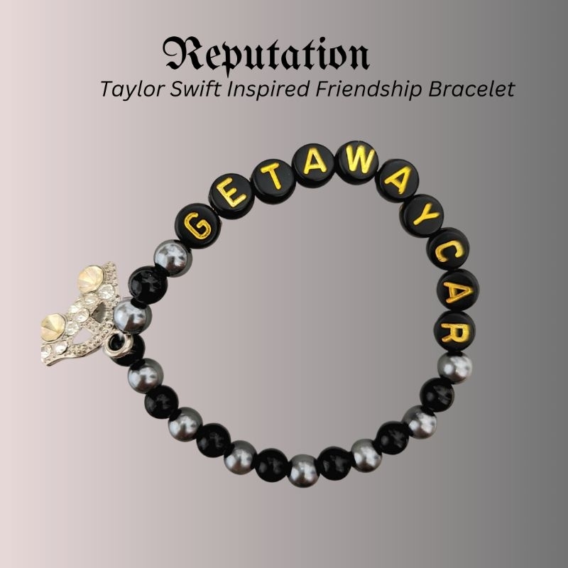 Taylor Swift Inspired Friendship Bracelet Reputation Edition | Shopee ...