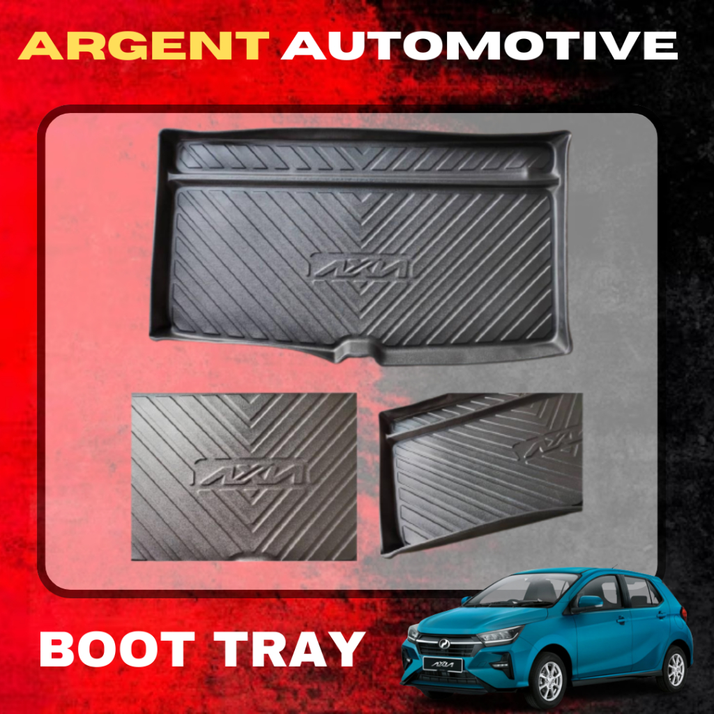 PERODUA AXIA 2022 - 2023 REAR CARGO BOOT TRAY CAR ACCESSORIES HIGH ...