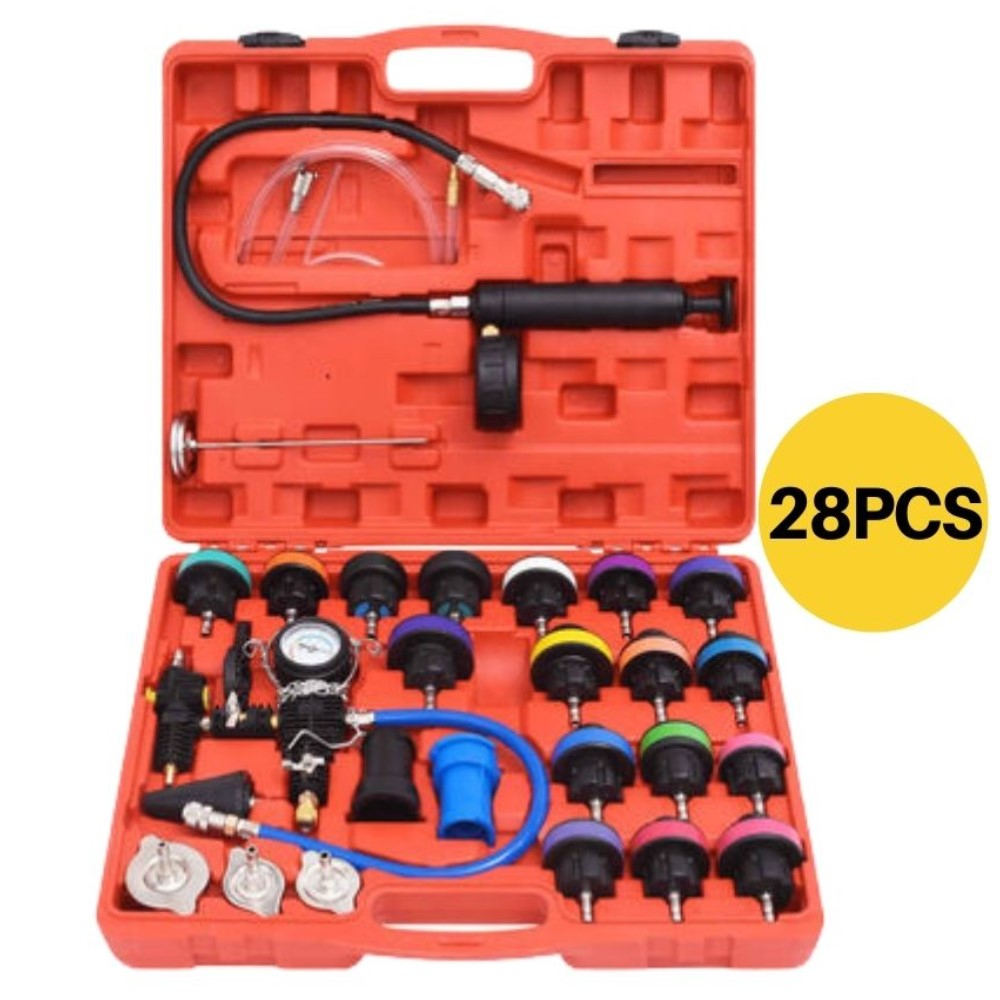 👍🏻High Quality👍 33pcs Radiator Tester Tool Set 28pcs 18pcs Tangki ...