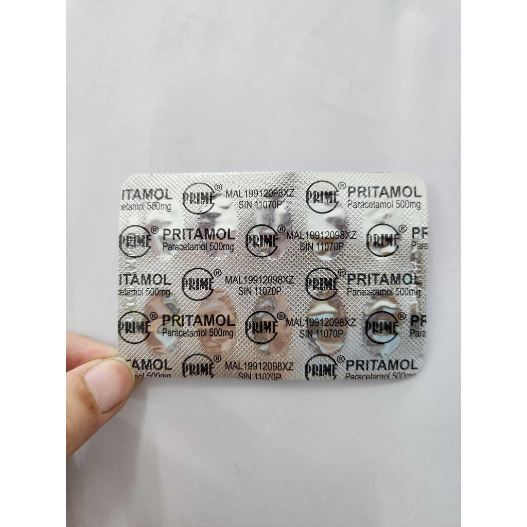 PRITAMOL Paracetamol 500mg 10'S/STP | Shopee Malaysia