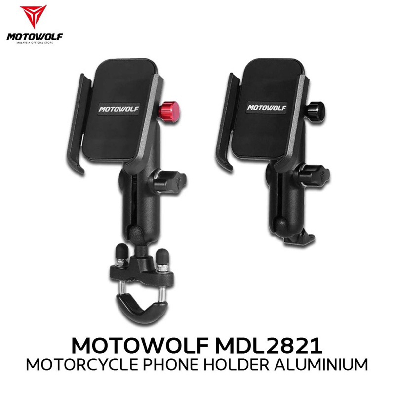 Motowolf Motorcycle Phone Holder Aluminium MDL2821 | Shopee Malaysia