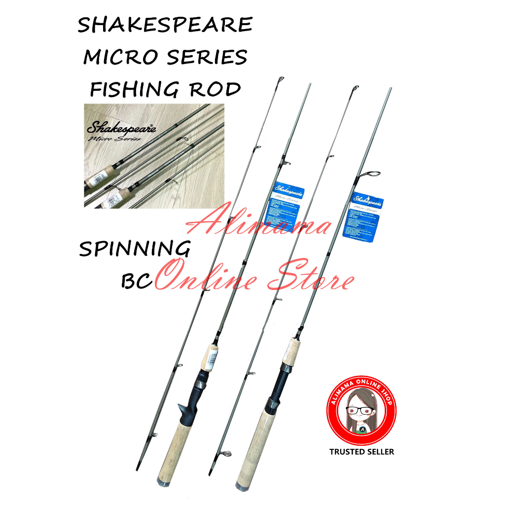 SHAKESPEARE MICRO SERIES SPINNING / BC CAST FISHING ROD | Shopee Malaysia