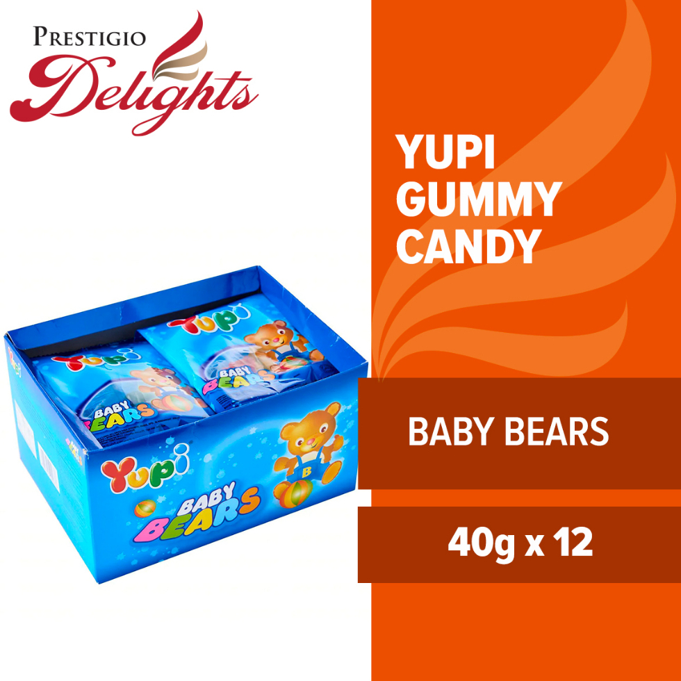 Yupi Bear Gummy Candy 40g x 12 (1 Outer) | Shopee Malaysia
