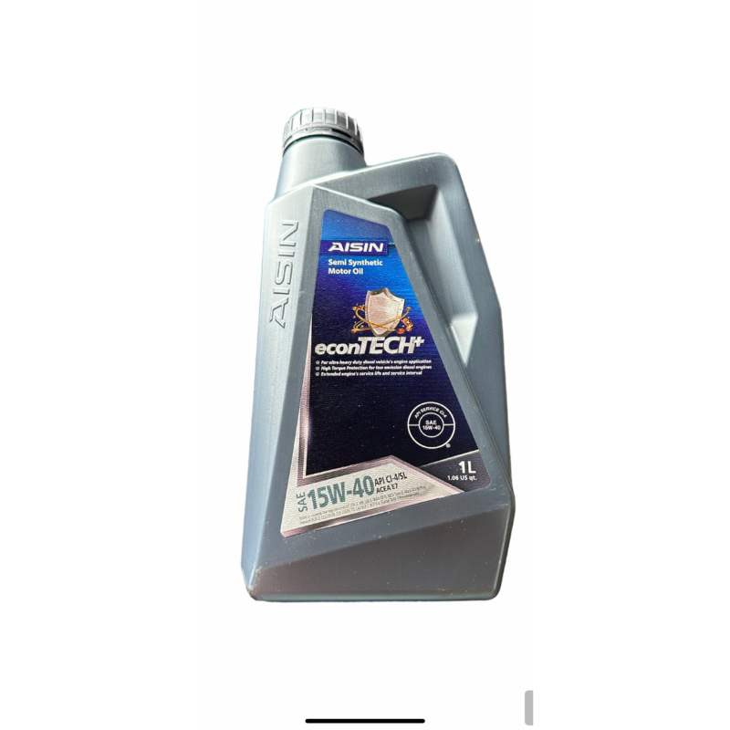 AISIN 15W40 SEMI SYNTHETIC 1 LITER ECON TECH ENGINE OIL API CI | Shopee ...