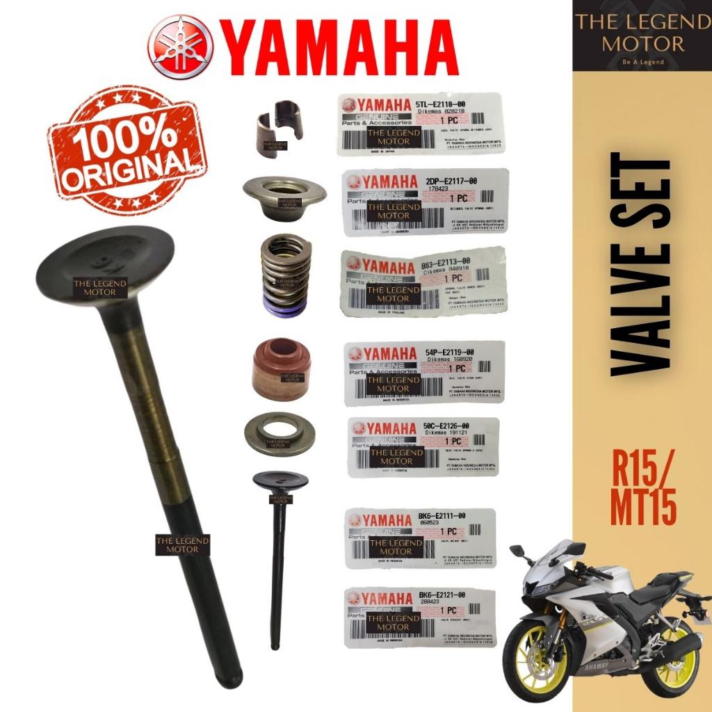 R15 YZF-155 VVA V3 MT-15 Valve Intake In Ex Inlet Exhaust Var Seal ...