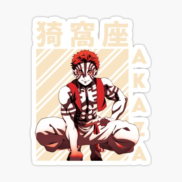Akaza Demon Slayer Stickers v1 | Shopee Malaysia