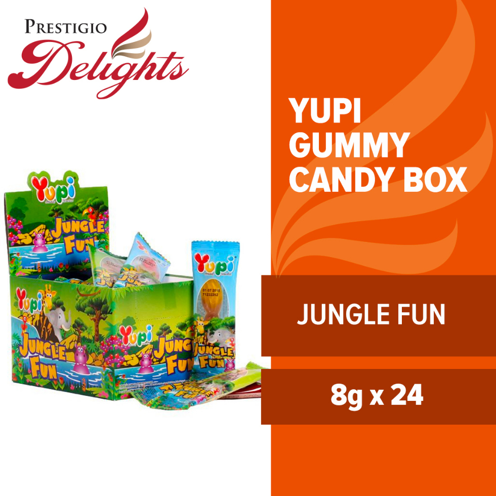Yupi Jungle Fun Gummy Candy 8g x 24 (1 Outer) | Shopee Malaysia