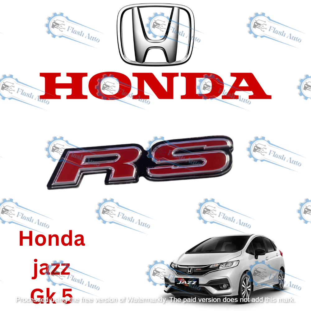 Honda Jazz (GK Fit / GK5 ) Emblem RS Logo | Shopee Malaysia