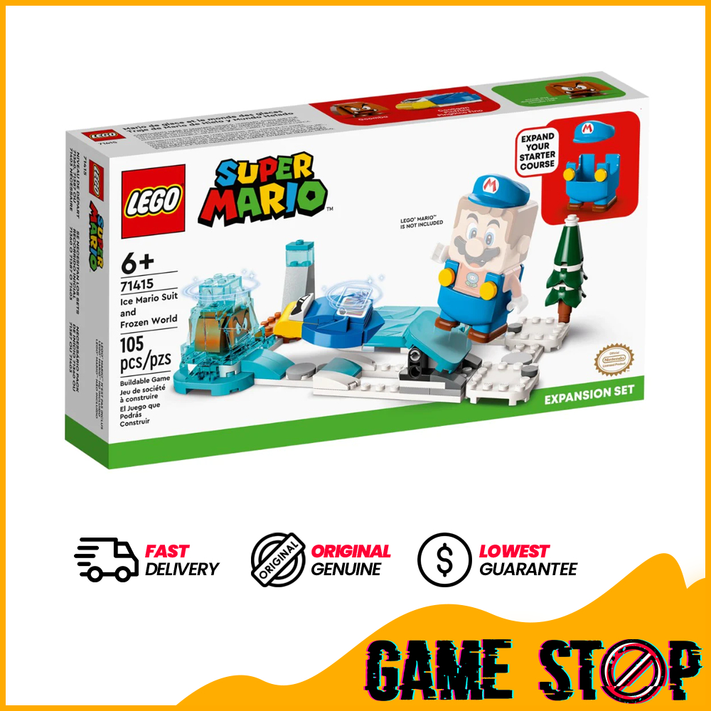 LEGO Super Mario Ice Mario Suit and Frozen World Expansion Set 71415 ...