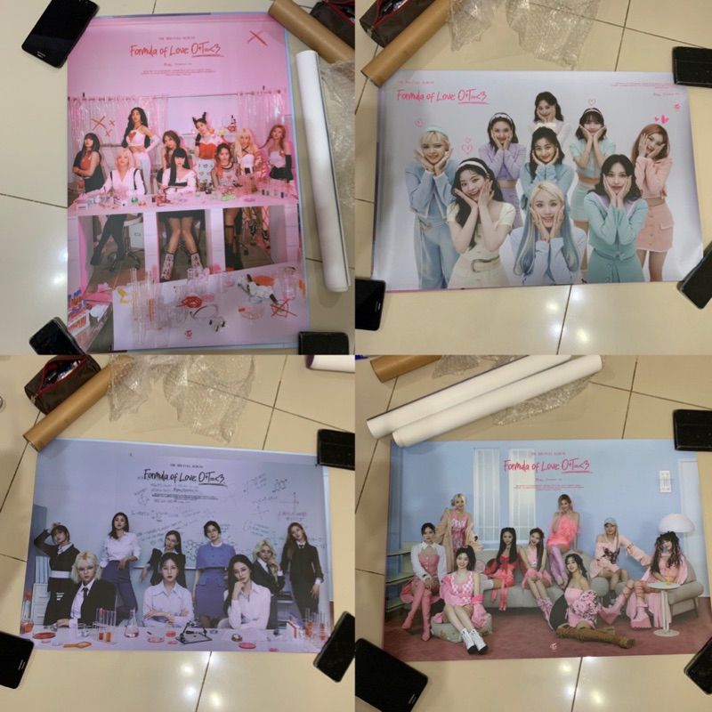 Twice official album poster ( folded ) | Shopee Malaysia