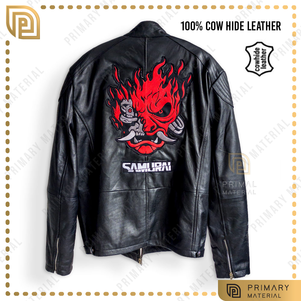 Cyberpunk 2077 embroidered Samurai patches Character V Samurai Leather ...